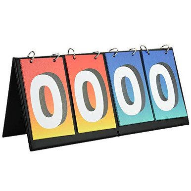 Cosmos Portable Table Top Flip Scoreboard Score Keeper Score Flipper ...