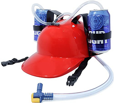 New and Improved Beer Helmet Drinking Hat The Beer Hat Drinking Holder ...