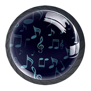 Idealiy Musical Symbols Music Notes Treble Clef Door Drawer Pull Handle ...