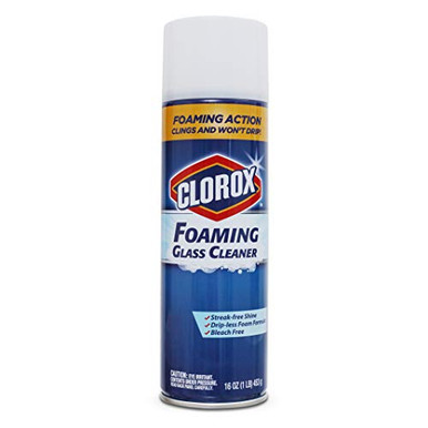 Clorox Foaming Glass Cleaner Aerosol - All Purpose Window And Glass ...
