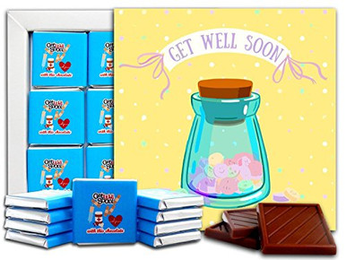 DA CHOCOLATE Candy Souvenir GET WELL SOON Chocolate Gift Set 5x5in 1 ...
