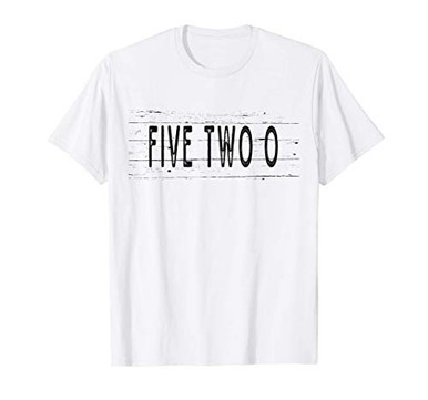 520 Area Code Five Two O Wood Grain T-Shirt - Famous Microgreens