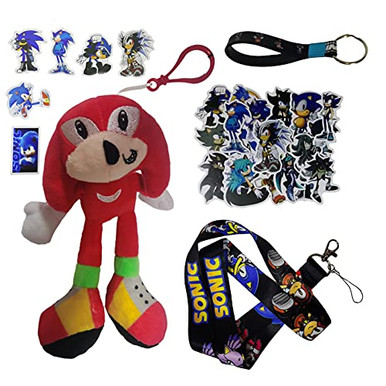 Sonic Plush Cartoon Hedgehog 2 Keychain Anime Supersonic Mouse Kid ...