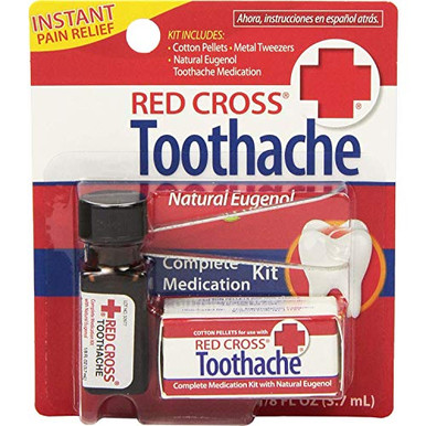 Red Cross Toothache Complete Medication Kit 0.12 oz -Pack of 5 ...