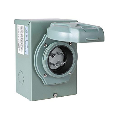 30 Amp Generator Power Inlet Box NEMA L14-30P Power Inlet Box for 4 ...