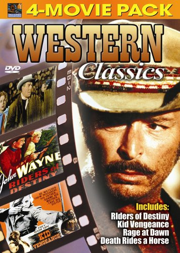 Western Classics 4 pack - Kid Vengeance Rage at Dawn Death Rides a ...