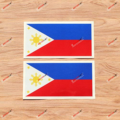 Philippines Flag Filipino Pilipinas Vinyl Decal Sticker - 2 Pack ...