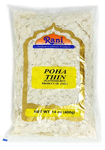 Rani Poha -Powa- Thin Cut -Flattened Rice- 14oz -400g- ~ All Natural ...