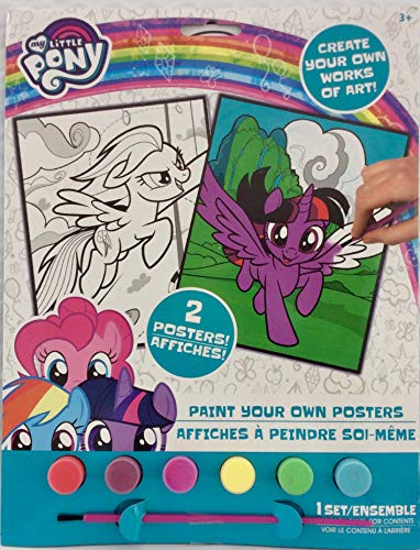 My Little Pony Paint Your Own Posters Kit - Famous Microgreens