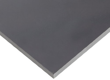 PVC -Polyvinyl Chloride- Sheet, Opaque Gray, Standard Tolerance, UL 94 ...
