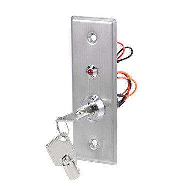 uxcell On/Off Key Switch Exit Switches Emergency Door Release SPST for ...