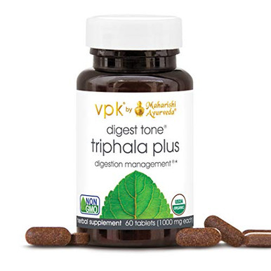 Organic Triphala - Digest Tone (Triphala Plus) | 60 Herbal Tablets ...
