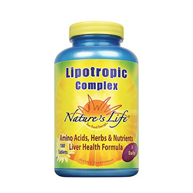 Nature's Life Lipotropic Complex Tablets, 180 Count - Famous Microgreens