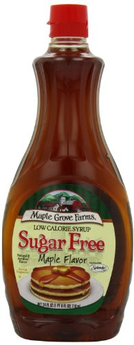 Maple Grove Farms Sugar Free Low-Calorie Syrup,24fl.oz. (Pack of 4 ...