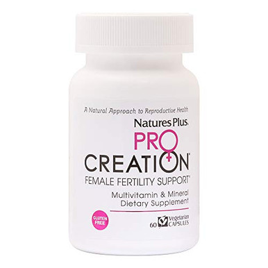 NaturesPlus Procreation Women - 60 Vegetarian Capsules - Natural Female ...