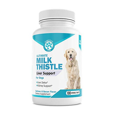 Best Milk Thistle for Dogs Liver Support & Detoxification Supplement ...