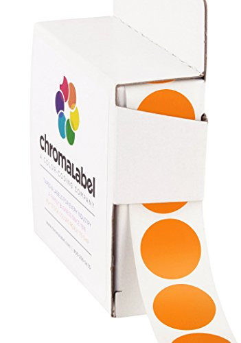 ChromaLabel 3/4 inch Color-Code Dot Labels | 1,000/Dispenser Box ...