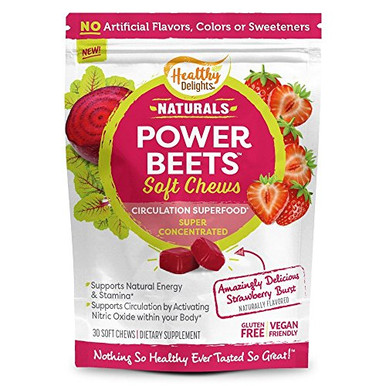 Healthy Delights Naturals, Power Beets Soft Chews, Super Concentrated ...