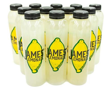 James Lemonade Original Lemon Juice Recipe w/ Fresh Mint (12 Pack) 16 ...