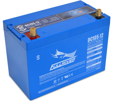 Fullriver DC105-12 Group 27 12V 105Ah Battery | northeastbattery.com