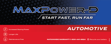 Maxpower-D 9A34M Battery | northeastbattery.com