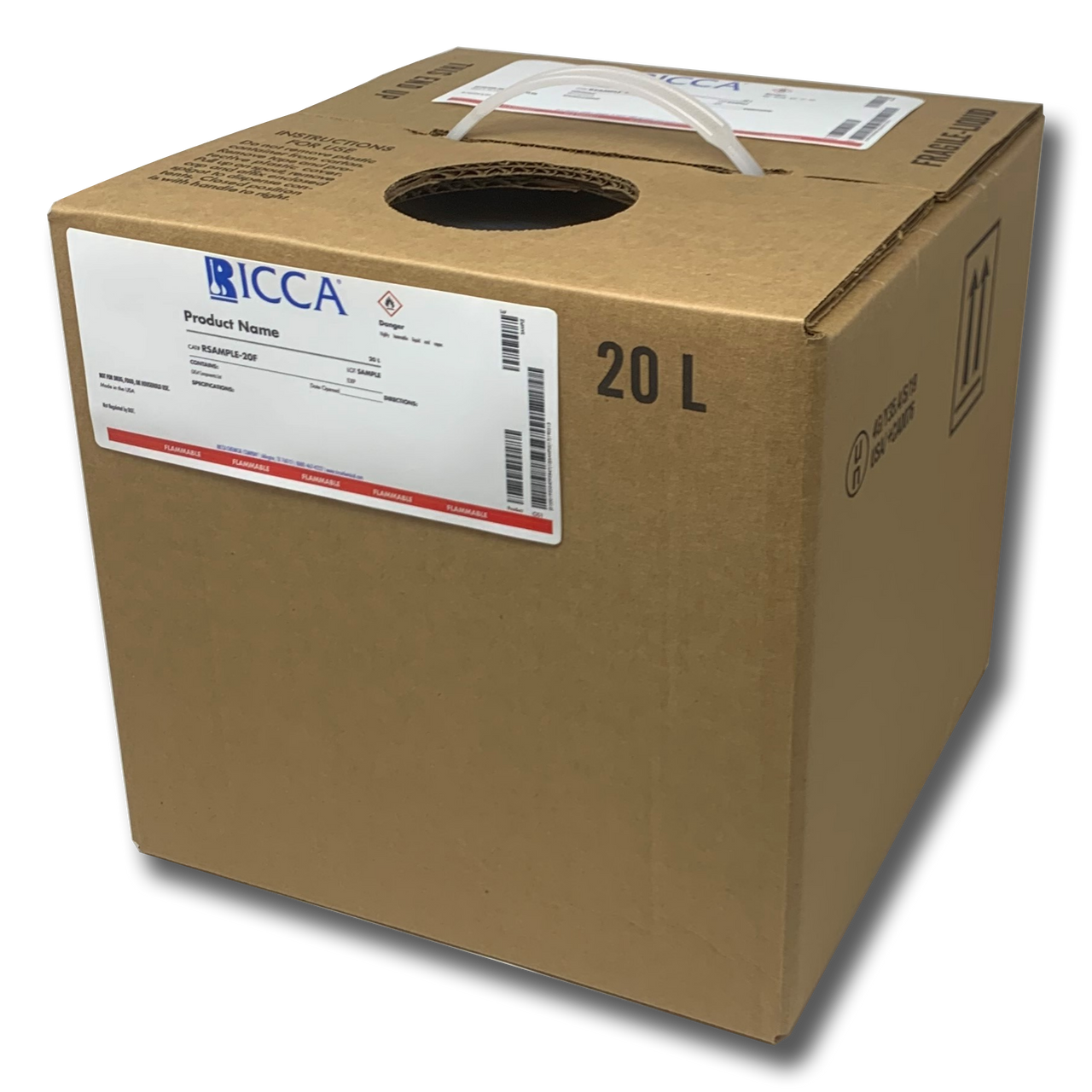 Nitric Acid, 20% v/v in 20 L Cubitainer® - KTEC Equipment and Supplies