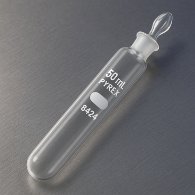 Centrifuge Tube, Round Bottom, with Standard Taper Pennyhead Stopper ...