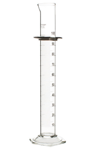 Graduated Cylinder, Single Metric Scale, TC, with Funnel Top, 10 mL ...
