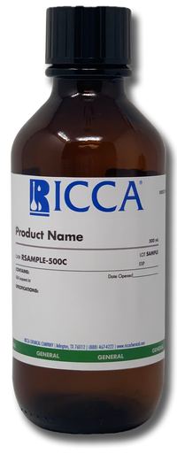 Gold ICP, 1000 ppm in HCl 500 mL Glass amber - KTEC Equipment and Supplies