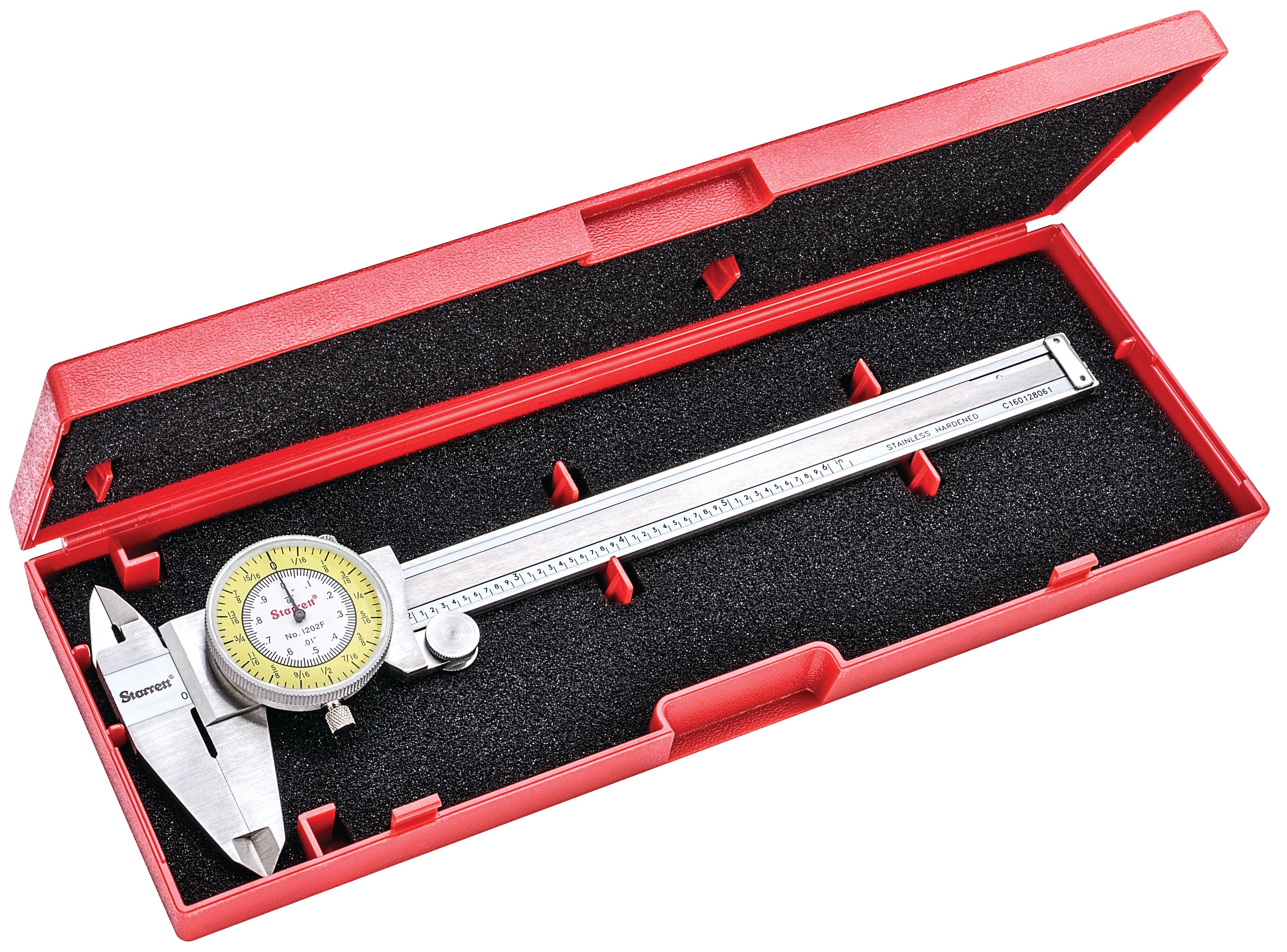 Mitutoyo Calipers 12 Inch Starrett 946 Wood Case For 12" Dial Calipers ...