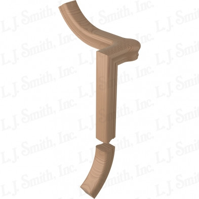 S-7260 Traditional "S-Line" Left Hand Gooseneck 2 Riser With Cap for LJ ...