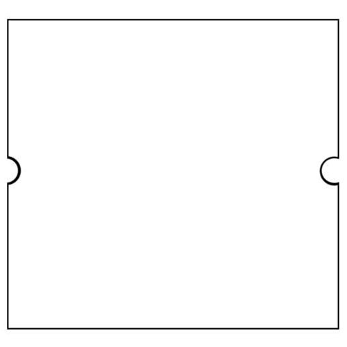 5" Side Notch Single Ply Patty Paper