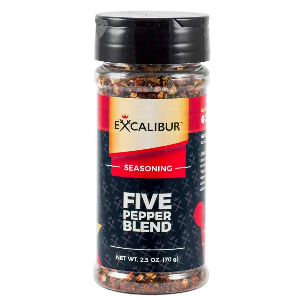 Five Pepper Blend Seasoning Shaker