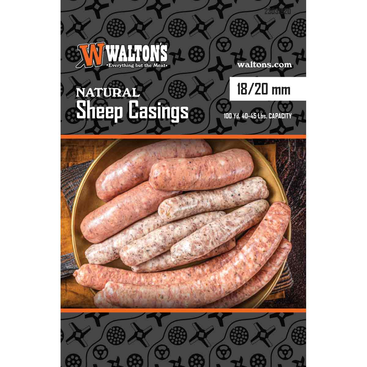 18-28 mm Natural Sheep Casings - Walton's