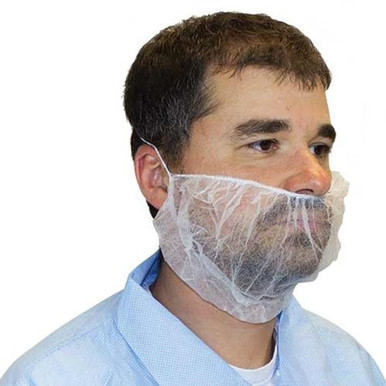 Beard Covers - White (100/PKG)