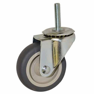 3" Light-Duty Threaded Caster