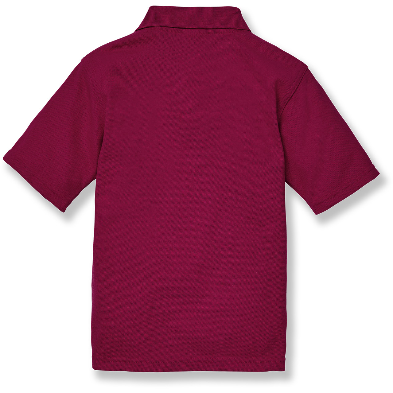 Short Sleeve Polo Shirt with embroidered logo [TX215-KNIT-JRH-CARDINAL ...