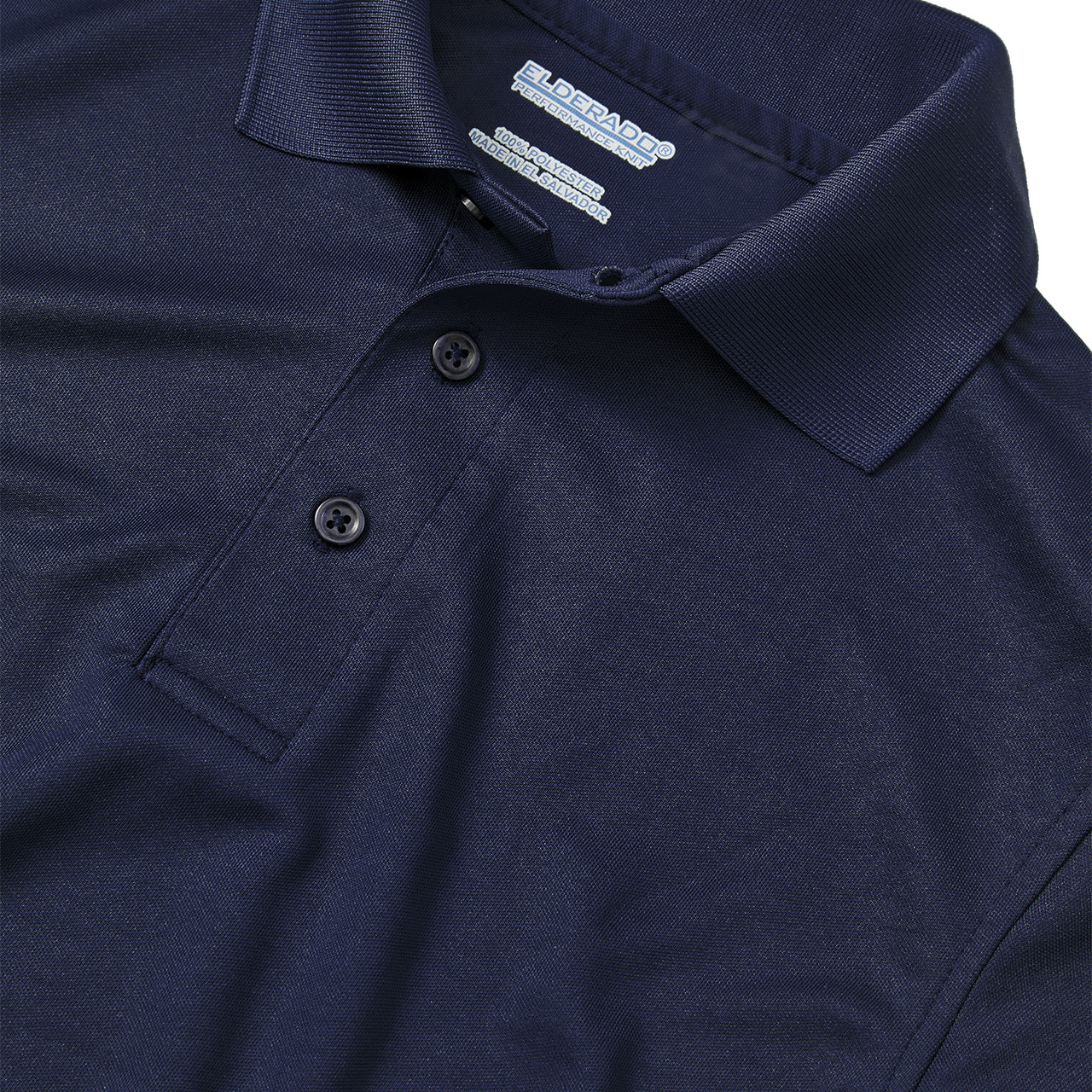 Performance Polo Shirt with heat transferred logo [TX141-8500-GHT-NAVY ...