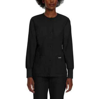 Ladies Warm-up Jacket with embroidered logo [PA072-7525/MGD-BLACK ...
