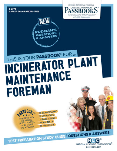Passbooks.com | Incinerator Plant Maintenance Foreman (C-2773)