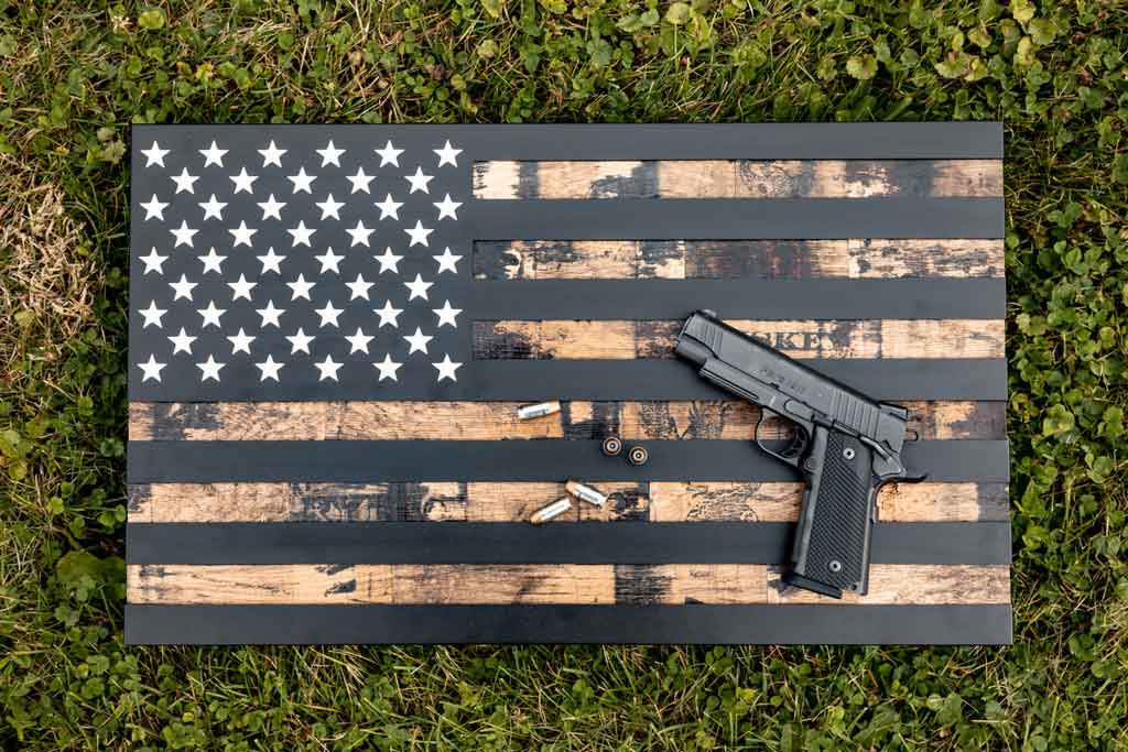 The 1791 Whiskey Barrel Rustic Flag - Special Edition