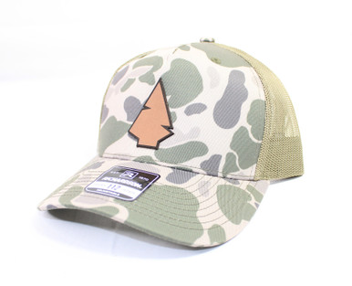 Duck Camo Arrowhead Patch Trucker Hat - Broken Arrow Outfitters