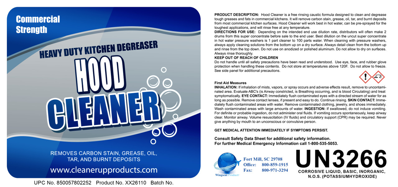 Hood Filter Cleaner Commercial Hood Cleaning Products At Sandra Moody ...