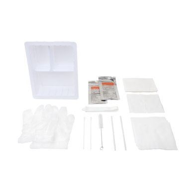 Tracheostomy Care Kit - Three Compartment Tray - 35006 - Cleaner Up ...