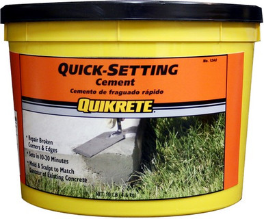 Quikrete 1240-20 20lb Quick-Setting Cement - Cleaner Up Products ...