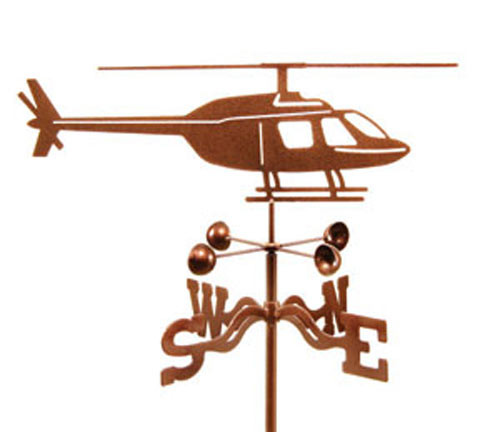 Airplane Helicopter Weathervane