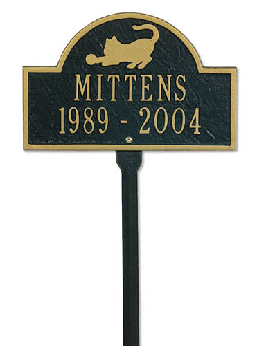 Personalized Cat Memorial Marker