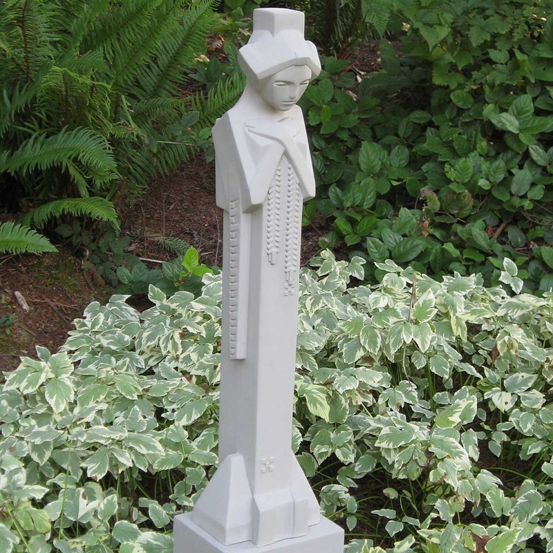 Frank Lloyd Wright Sprite Midway Gardens Sculpture on Pedestal 42"H ...