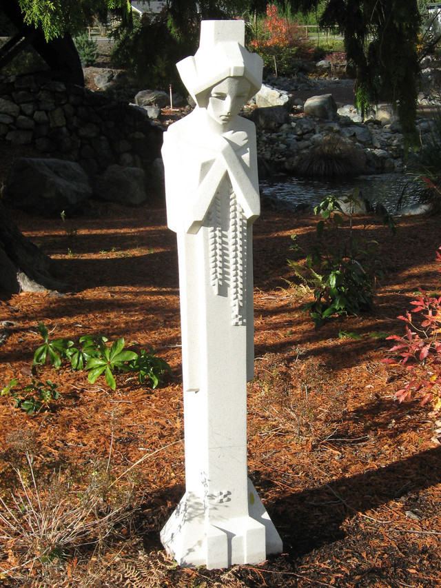 Frank Lloyd Wright Sprite Midway Gardens Sculpture on Pedestal 42"H ...