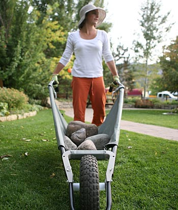WheelEasy Folding Wheelbarrow